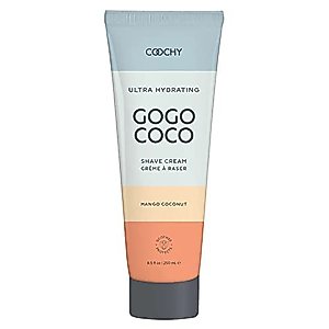 Coochy Ultra Hydrating Shaving Cream | Prevents Irritation, Bumps & Dry Skin | Doubles as Hair Conditioner | Coconut Oil, Tea Tree Oil, Jojoba Oil, Shea Butter & Aloe Vera | Mango Coconut 8.5oz/250mL