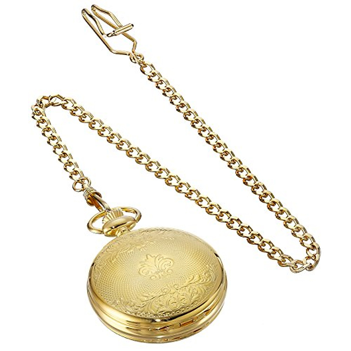 Charles-Hubert, Paris Gold-Plated Mechanical Pocket Watch