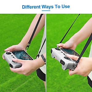 Skyreat Mini 3 Pro Lanyard - Compatible with DJI Mavic 3 / Air 2s / Mini 2 / Mavic air 2 Remote Controller Accessories, CNC Aluminum Material, More Balanced & Less Effort Lanyard for DJI RC Controller