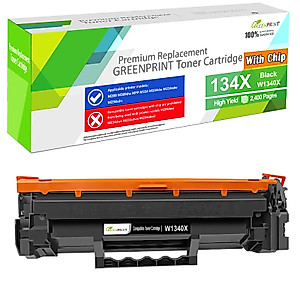 【With CHIP】Compatible Toner Cartridge 134X W1340X ( 134A W1340A ) High Yield 2400 Pages for H P M209 M209dw M234dw M234sdw M234sdn【Doesn't Work with M209dwe M234dwe M234sdwe M234sdne H P+ Printers】