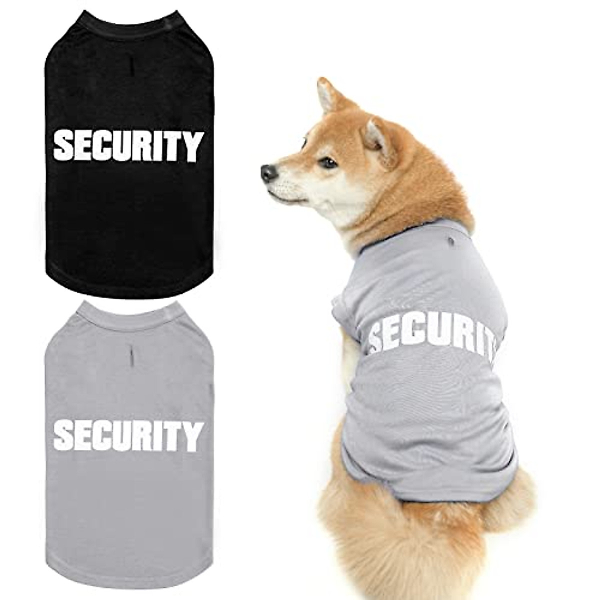 BINGPET Dog Shirts -Soft Cotton- Puppy T-Shirts for Dogs Light Weight Tank Top Vest for Summer