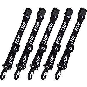 E-Z UP EZCP5PK, Set of 5, Black Canopy Hanging Clips, 5-pck