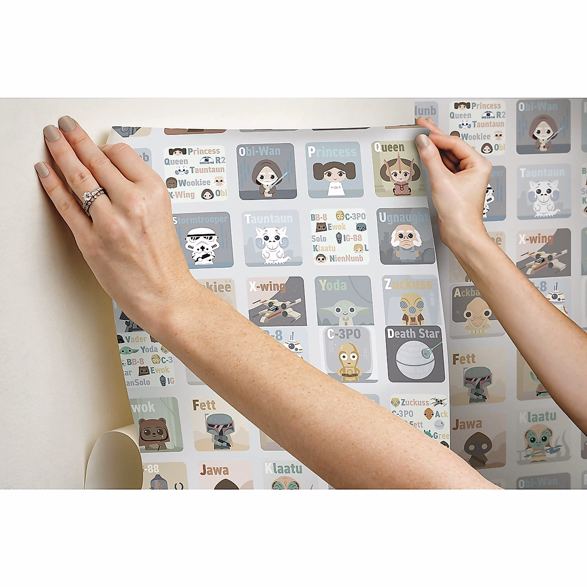 RoomMates Star Wars Infant Alphabet Peel & Stick Wallpaper by RoomMates, RMK11953RL