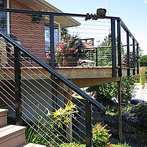 ALERTCAM 2Pack Flexible Twist Mount and Weatherproof Housing Case for All-New Blink Outdoor Home Security Camera - Black