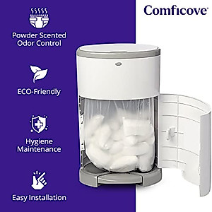 COMFICOVE Refills Compatible with DEKOR CLASSIC Diaper Pails | 8 Pack | Extra Thick Diaper Pail Refill Liners | Fresh Scent | Easy to Replace and Dispose of Diaper Bag | Odorless Baby Diapers Disposal