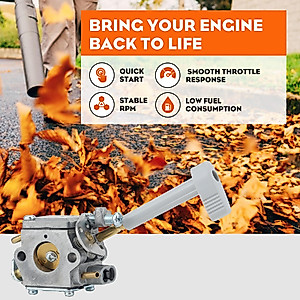 Hipa RY08420 Carburetor for Ryobi BP42 RY08420A RY42BPEMC RY42WB Backpack Leaf Blower 308054093 900777005 308054079 Carb