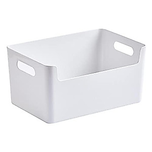 homozy Storage Boxes Bread with Handle Containers Office Decoration Organiser, Non- Lidded, Big