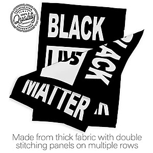 USA Made Black Lives Matter-Civil Rights Double-Sided Lawn Decoration Gift House Garden Yard Banner Revolution Movement Equality Social, Flag 13"x 18.5", Thick Fabric
