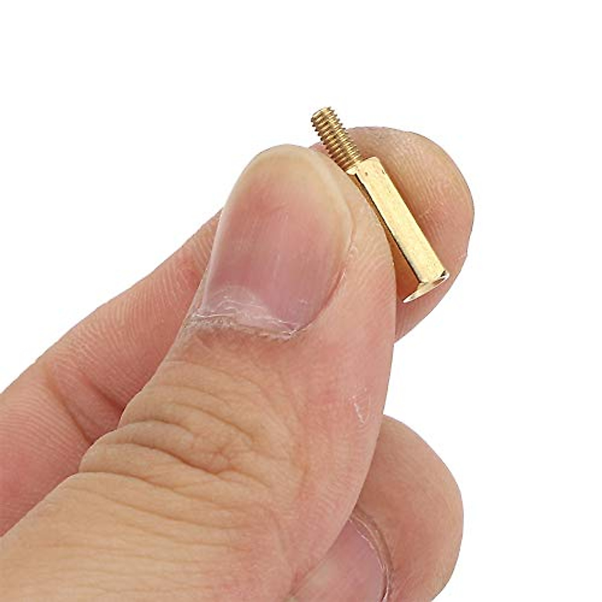 Standoff Spacer Pillar, Durable Practical Screw Spacer M2.5 Brass Standoff Spacer Brass Material for Industrial Equipment