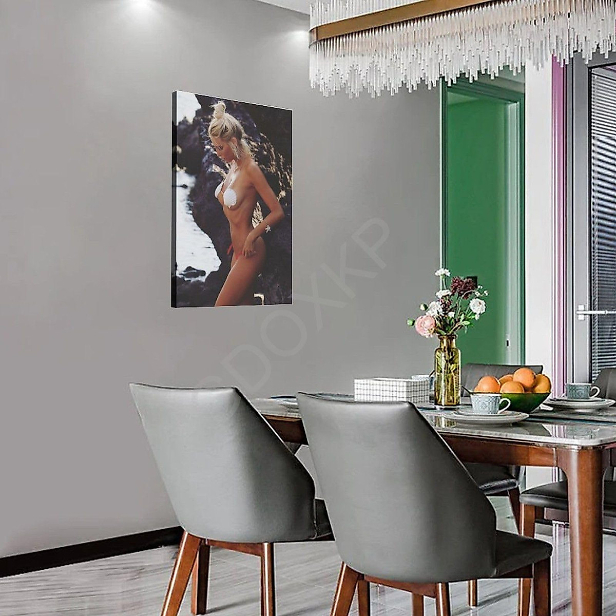 Famous Actress Bri Teresi Sexy Perfect Curve Bikini Swimsuit Art Poster (5) Canvas Poster Wall Art Decor Print Picture Paintings for Living Room Bedroom Decoration Frame-style 08x12inch(20x30cm)