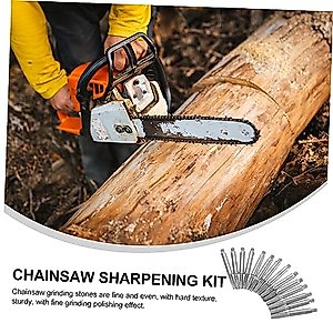 SOLUSTRE Tool 12pcs hand tools sharpening glitch chainsaw sharpening diamond chainsaw sharpener chainsaw accessories sharpener grinding head Sharpen the manual Corundum suite
