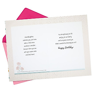 Hallmark Birthday Card for Granddaughter (Removable Heart Ornament)