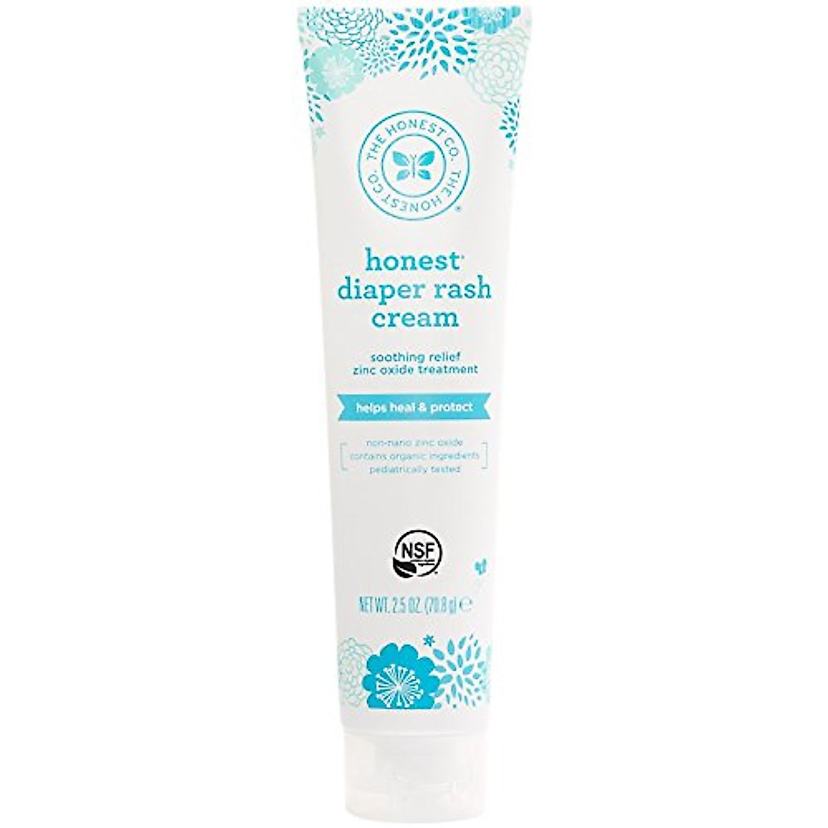 Honest Diaper Rash Cream, 2.5 Ounce