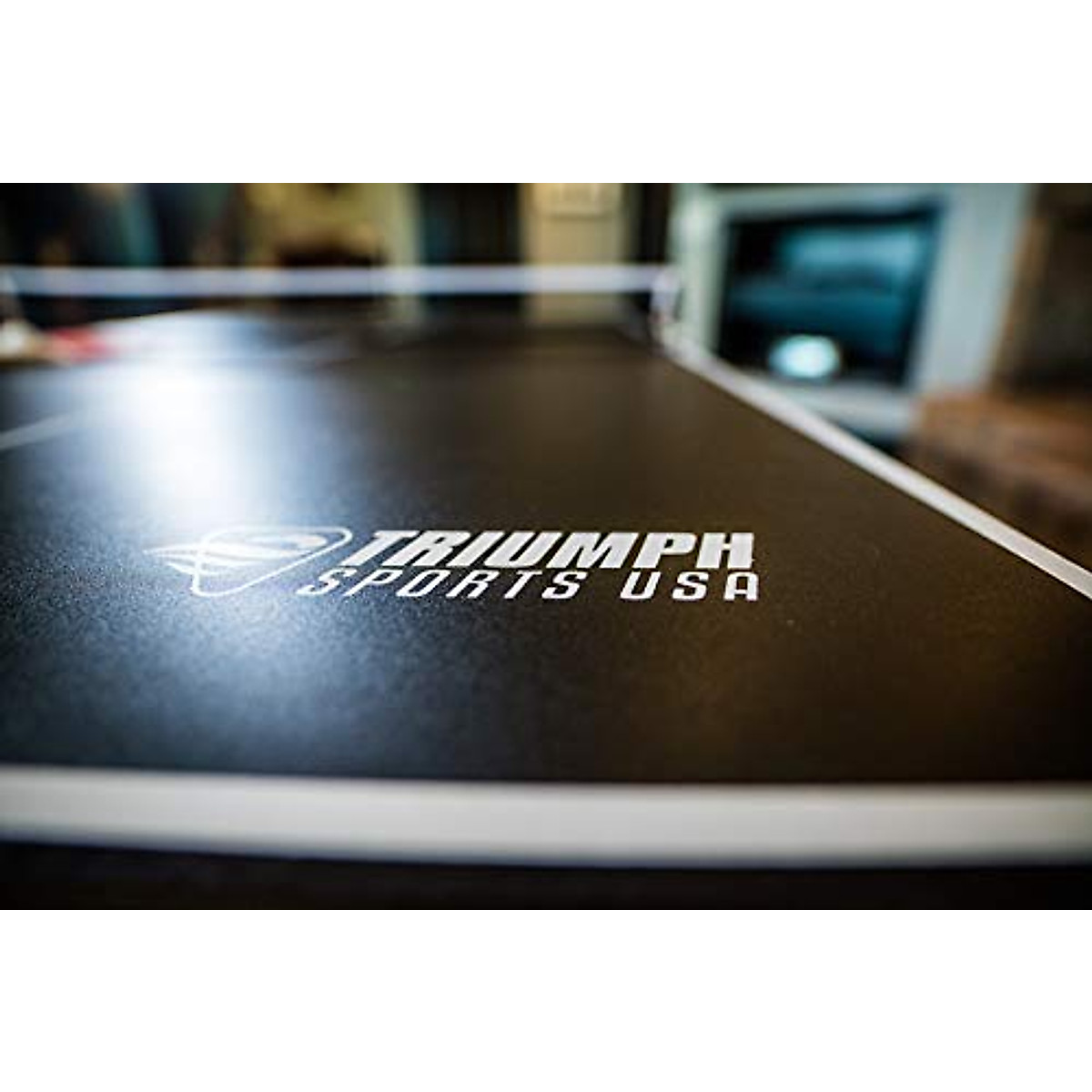 Triumph Sports Phoenix 7’ Billiard Table with Table Tennis Conversion Top for a Game of Pool or an Action-Packed Table Tennis Game