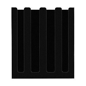 QWORK Acrylic Portion Sauce Cup Lid Organizer, Durable 4 Compartment Storage for 2 oz Cups and Lids, Countertop and Wall Mountable, Ideal for Home and Commercial Use