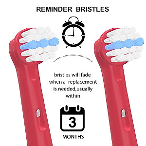 VINFANY 8pcs Kid's Toothbrush Head for Oral B, Children Replacement Brush Heads for Braun Electric Rechargeable Toothbrush Compatible Sensitive Clean, Professional Care, Advanced Power, Floss