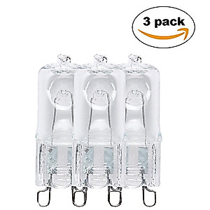 Westinghouse 0487300 40 Watt T4 Halogen Single-Ended Clear Light Bulb with G9 Base (3-Pack), 3 Count (Pack of 1)