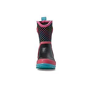 Western Chief Girl's Cold Rated Neoprene Boots (Toddler/Little Kid/Big Kid) Rainbow Wave 2 Little Kid M