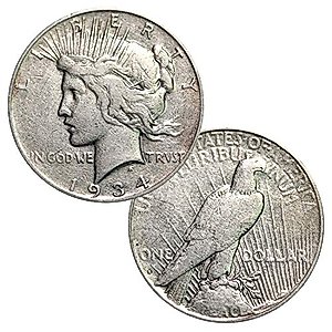 1922-1935 Silver Peace Dollar Circulated $1 Circulated