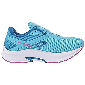 Saucony Women's Axon Road Running Shoe, Blaze/Royal, 10