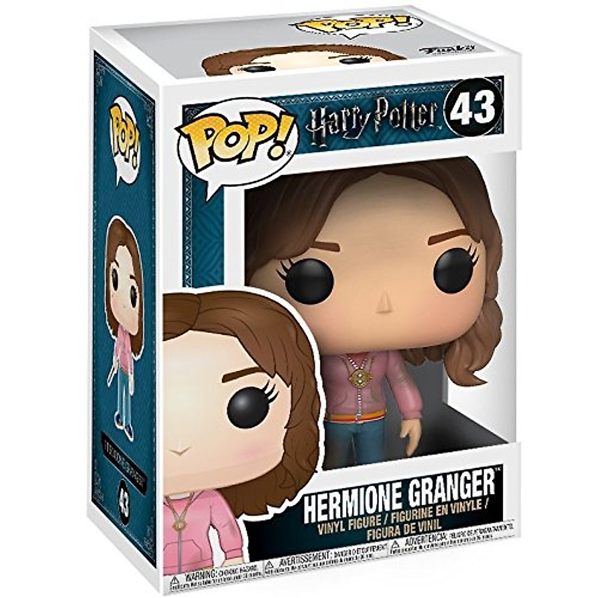 HARRY POTTER - Hermione Granger with Time Turner Funko Pop! Vinyl Figure (Bundled with Compatible Pop Box Protector Case)
