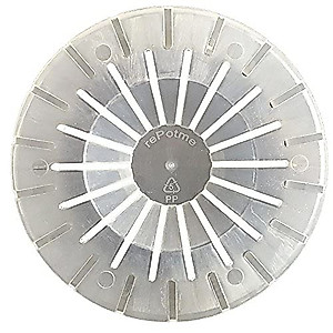 rePotme Orchid Pots - 8 Pack of Slotted Clear Pots with Holes, 3, 4, 5, 6 Inch Sizes for Indoor/Outdoor, Ideal for Repotting