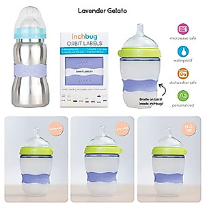 InchBug (4 Pack) Original Orbit Labels Personalized (Lavender Gelato)