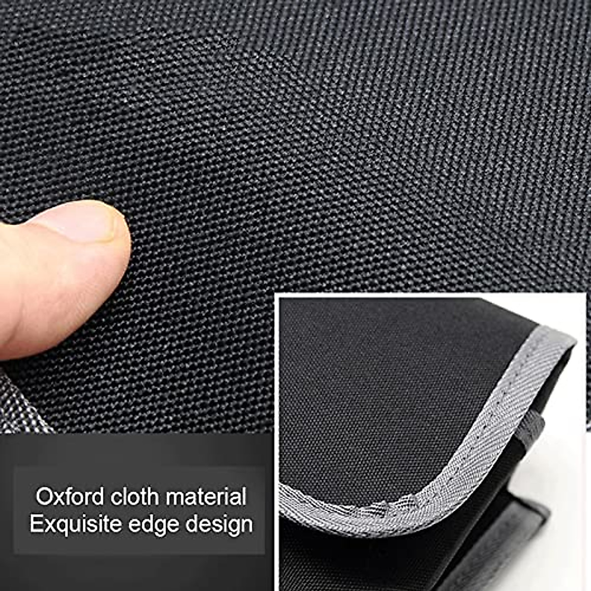 KOWMsnh Closet Mounted Storage Car Organizer Trunk Storage Backseat Trunk Organizer Car Accessories Portable Car Storage Black for Auto Hanging Seat Back Boxs