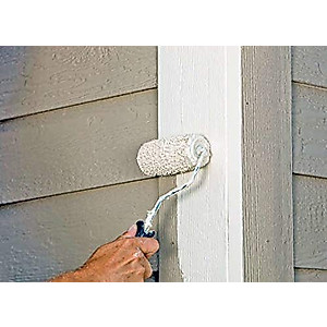 Edward Tools 7 Piece 4” Paint Roller Kit with Tray - Includes Acrylic, Polyester and Foam Paint Roller Covers - Deluxe Plastic Paint Tray - Ergo-Grip Small Paint Roller Frame with Rubber Handle