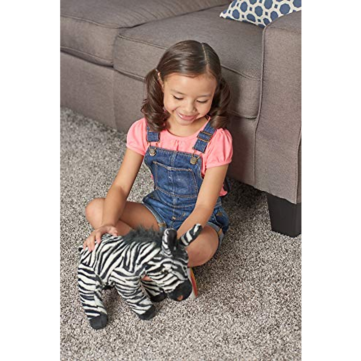 Wild Republic Zebra Plush, Stuffed Animal, Plush Toy, Gifts for Kids, Cuddlekins 12 Inches, Multicolor