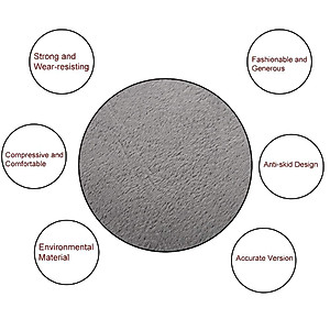 ANGGREK Office Home Use Rotating Car Swivel Seat Cushion Rotatory Chair Pad Skidproof Antiskid