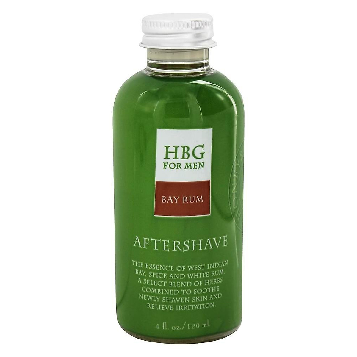 Honeybee Gardens: Men's Products, Herbal Gluten-Free Vegan Aftershave, Bay Rum, 4 oz