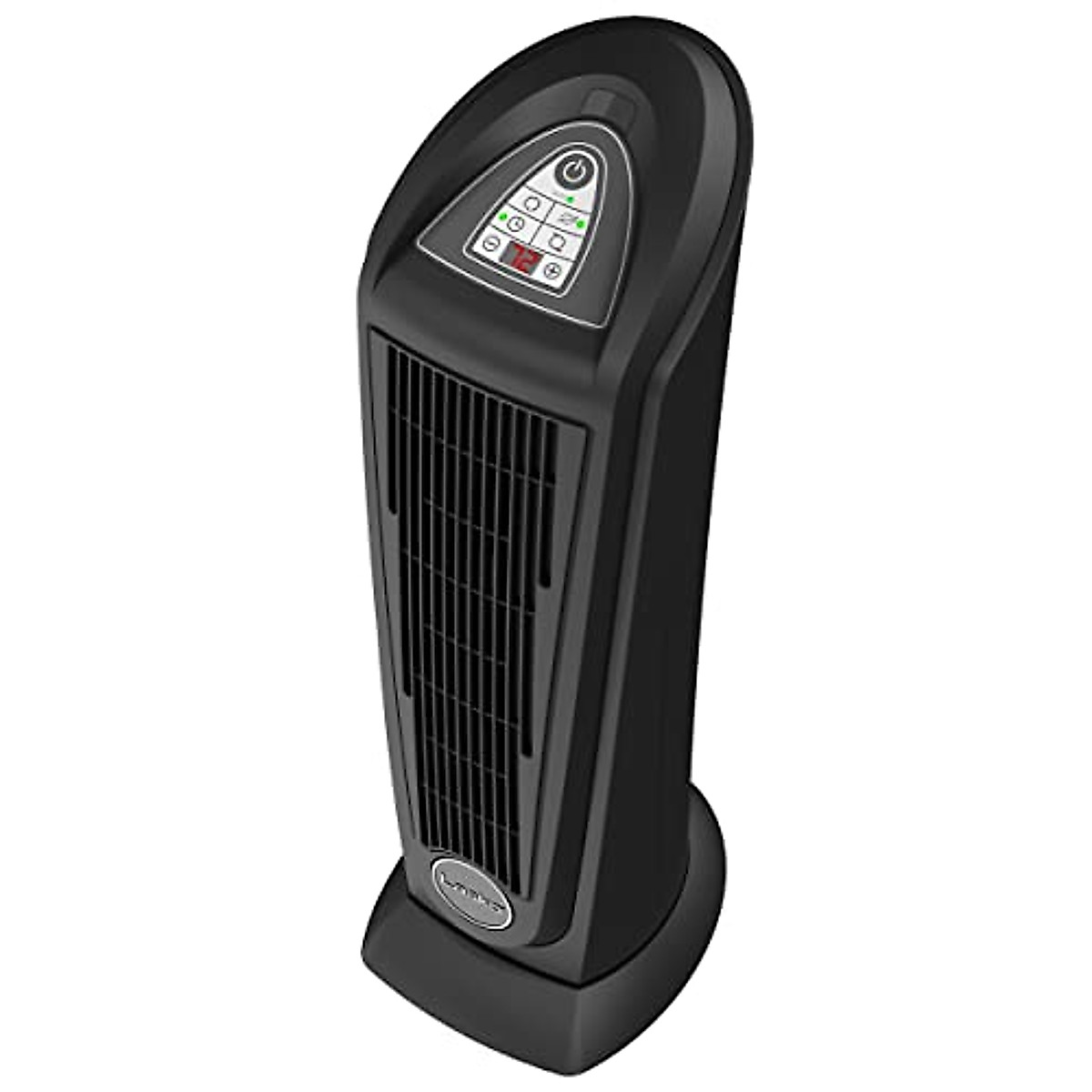 Lasko Portable Oscillating Indoor Electric Ceramic Tower Space Heater with Tip-Over Safety Switch, Overheat Protection, Timer and Remote Control, Safe for Home, 22.5 Inches,1500W, 751321, Black