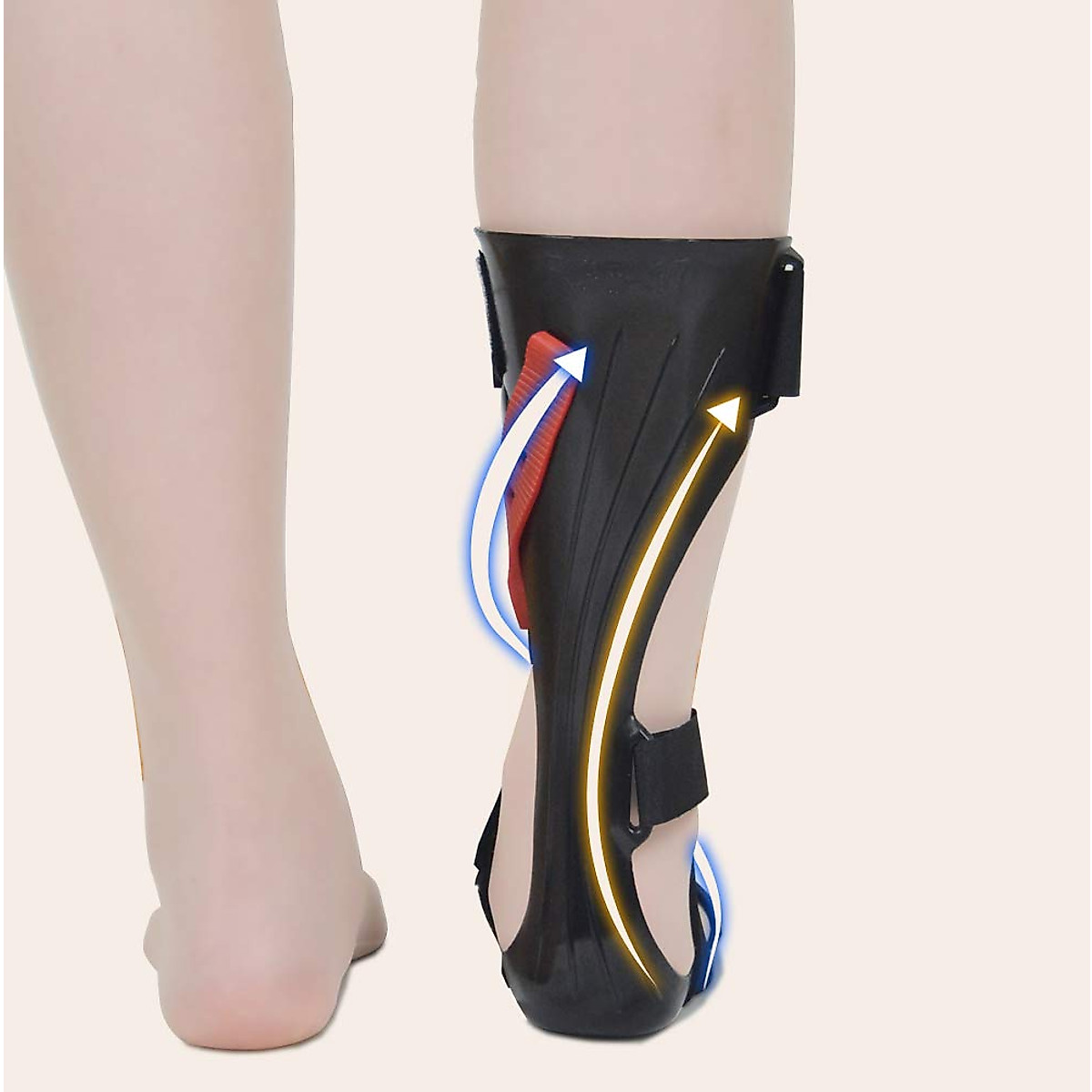 Ankle Brace - Ankle & Foot Orthosis Support for Drop Foot,Nerve Injury,Foot Position & Relieve Pressure - Adjustable AFO Brace,Right,S