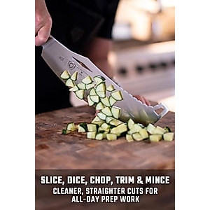 Dalstrong Rocking Cleaver Knife-12- Gladiator Series 'R'-Limited Edition- Collector Set -Razor Sharp-Black Handle-Giftable Meat, Vegetable Knife-w/Sheath-NSF Certified