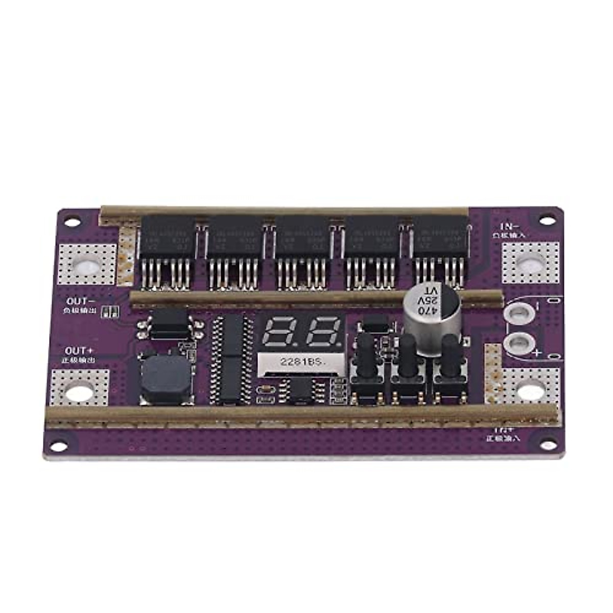 Spot Welder Board, 99 Gears Adjustable Precise High Power Output Digital Display 12V DIY Spot Welding Machine for Equipment