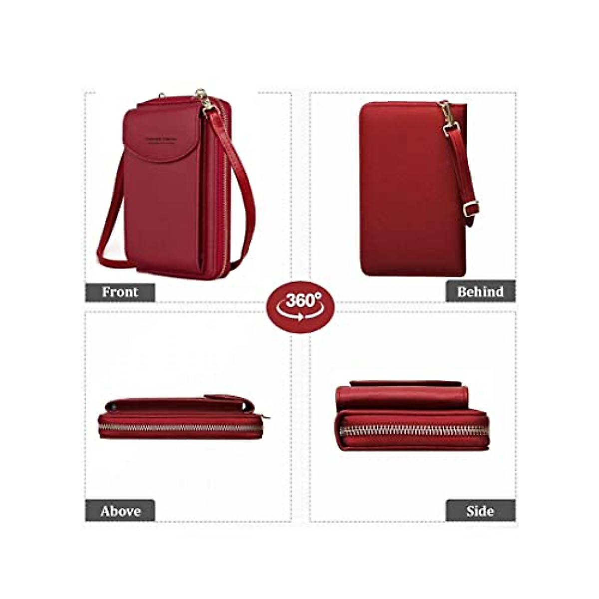 The Original Clutch Wallet by Selena, the Original Clutch Wallet by Selena Forever Lovely, 2023 Answeryen Off-crossbody Leather Shoulder Bags and Clutches, Selena Clutch Wallet Crossbody-Dark Blue