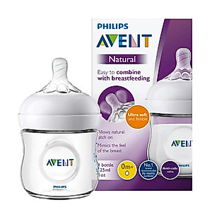 Philips Avent SCF030 / 17 - 125 ml natural baby bottle, Transparent