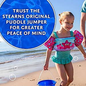 Stearns Original Puddle Jumper Kids Life Jacket | Life Vest for Children, Coral Fish, 30-50 Pounds