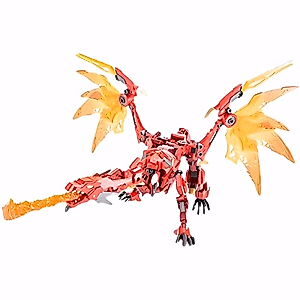 Calonia Two-in-one 6 inches Robots Flying Dragon Transforming Toys Model, for Kids (A3)