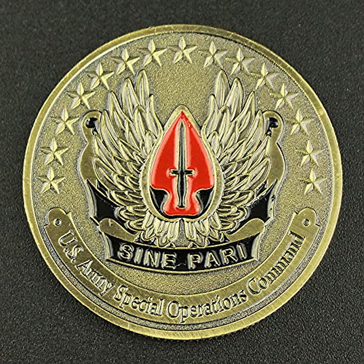 United States Army Special Operations Command Commemorative Coin Bronze Plated Challenge Coin Military Fans Collectible Gift