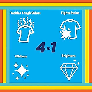All Laundry Detergent Pacs, Oxi plus Odor Lifter, 60 Count + Snuggle SuperFresh Fabric Softener Dryer Sheets with Static Control and Odor Eliminating Technology, Original, 200 Count