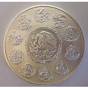 2014 2 oz Mexico Libertad Silver Brilliant Uncirculated