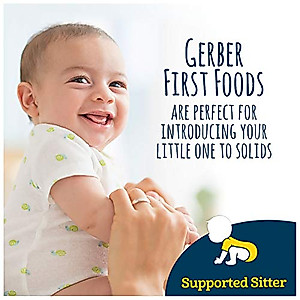 Gerber My 1st Fruits and Veggies Stage 1 Baby Food Starter Pack Bundle, 2 items, 2 Ounce Tubs, (12 Tubs Total)