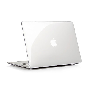 RUBAN Case Compatible with MacBook Air 13 Inch (Models: A1369 & A1466, Older Version 2010-2017 Release), Slim Snap On Hard Shell Protective Cover, (Crystal Clear)