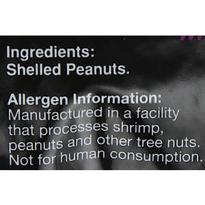 F.M. Brown'S Song Blend Premium Shelled Peanuts For Pets, 3-Pound, White