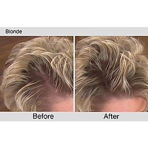 Joan Rivers Great Hair Day Root Touch Up Powder for Thinning Hair - Root Cover Up Hair Powder for Thicker, Fuller Looking Hair - Fill-In Powder and Gray Hair Coverage (Blonde)