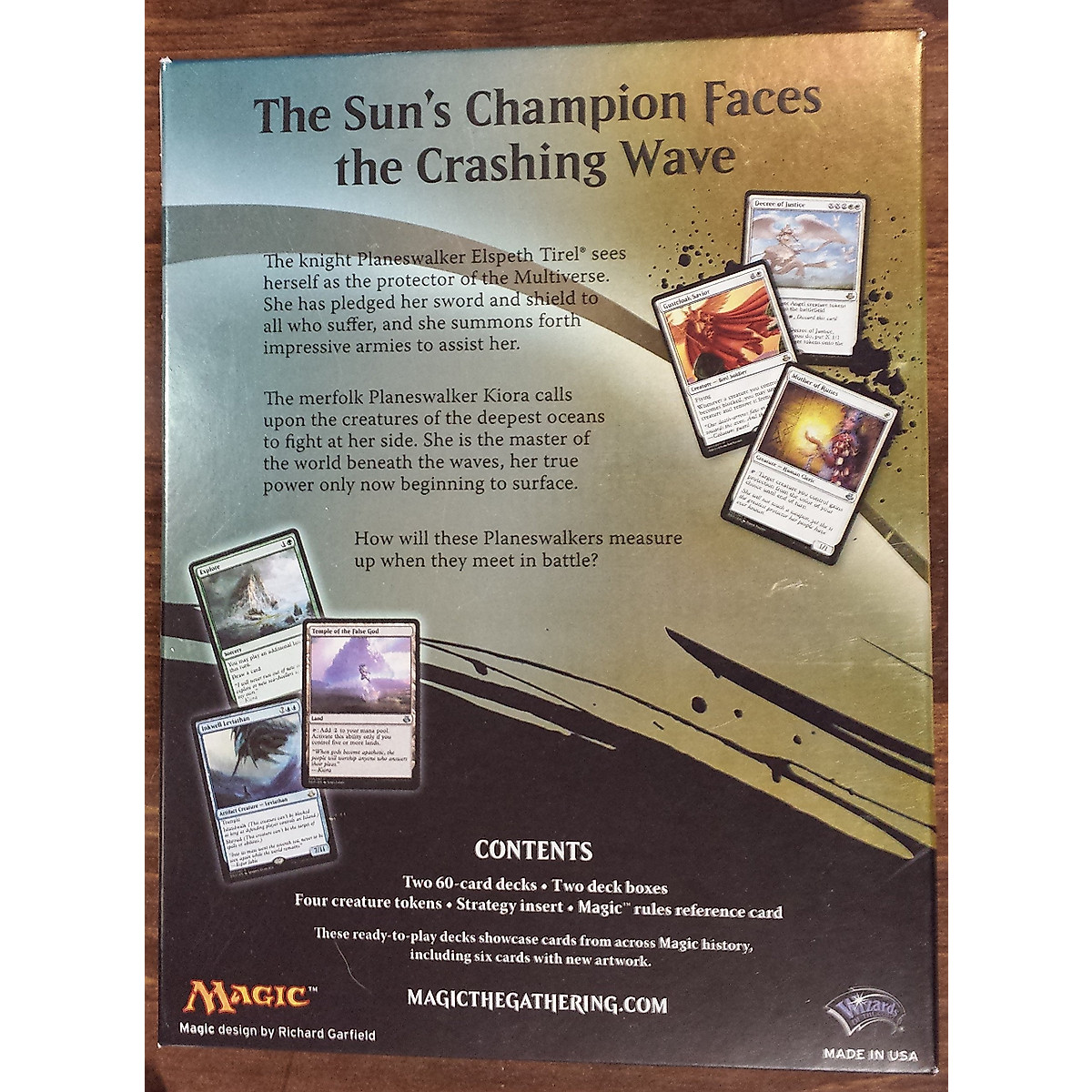 Magic: the Gathering Elspeth vs. KIORA - MTG 2015 Duel Decks Box Set - 120 Cards