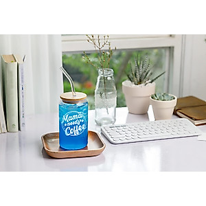 NewEleven Mothers Day Gifts For Mom - Unique Birthday Gifts For Mom, Mother, Wife, New Mom, Bonus Mom, Pregnant Mom - 16 Oz Coffee Glass