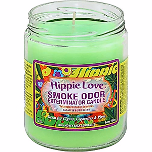 Smoke Odor Exterminator 13oz Jar Candle, Hippie Love, 13 oz, 13 Ounce